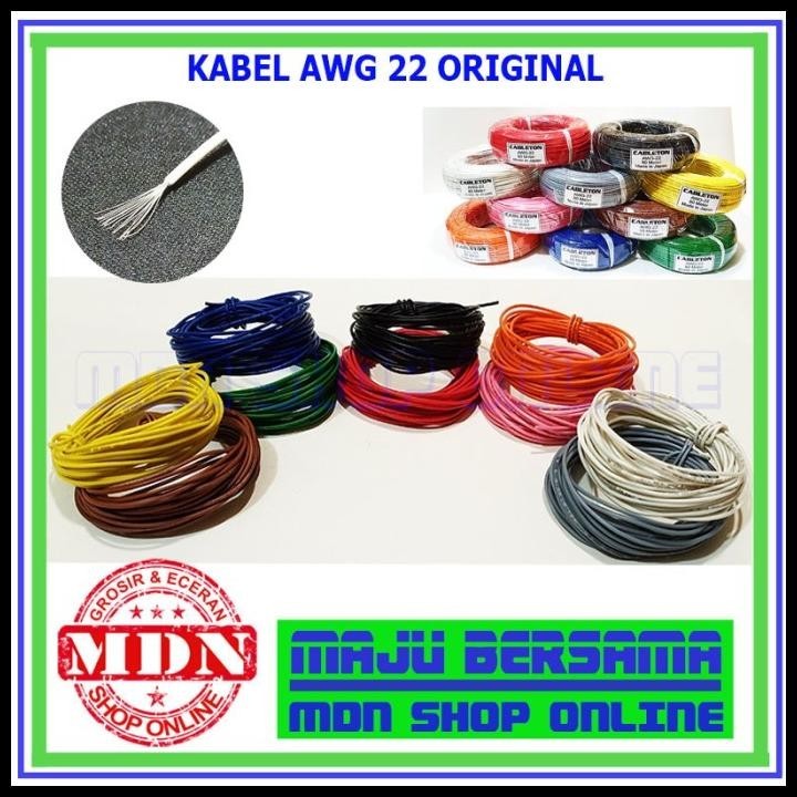 Jual BEST DEAL KABEL AWG-22 ORIGINAL JUAL ECER PER 5 METER !! | Shopee Indonesia