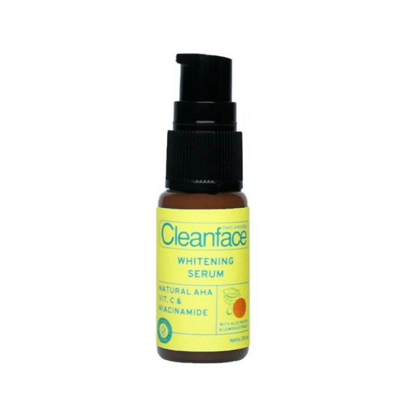 Jual Clean Face Serum Whitening 20 ml | Shopee Indonesia