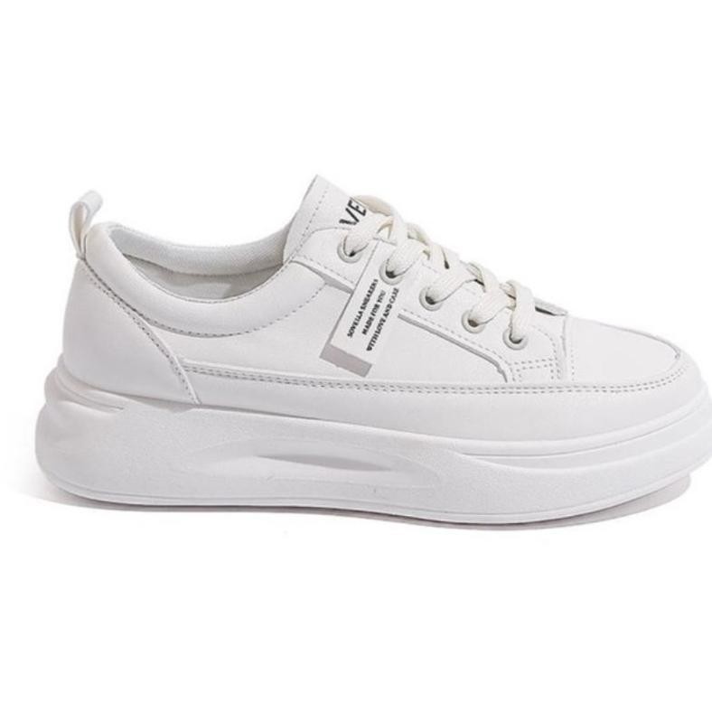 Jual Skena Sepatu Sneakers Sovela Sepatu Sekolah Polos Putih Hitam ...