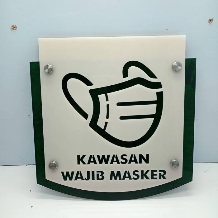Jual Kawasan Wajib Masker Sign | Shopee Indonesia
