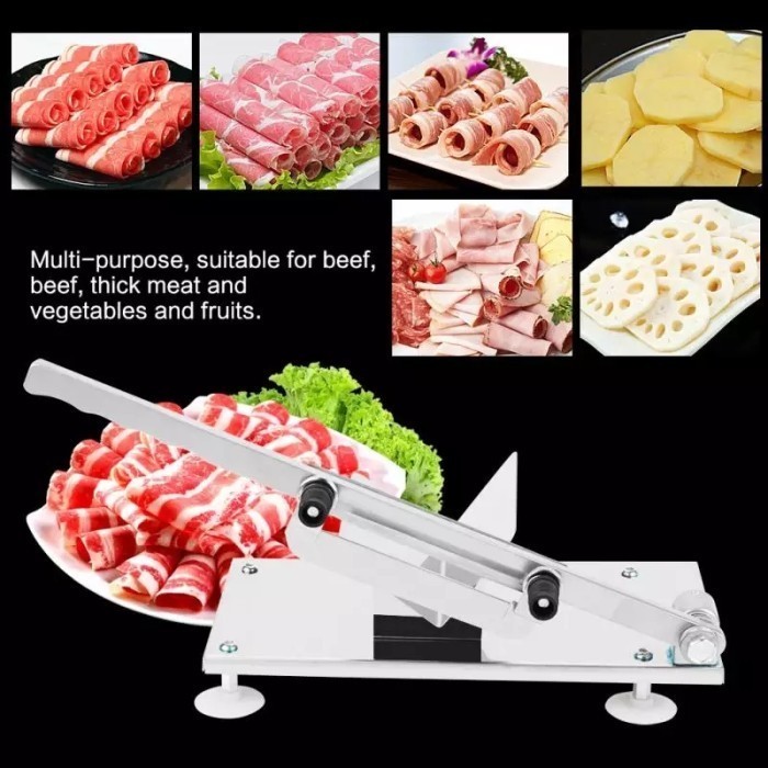 Jual Mesin Potong Memotong Pemotong Slice Daging Manual Meat Slicer ...