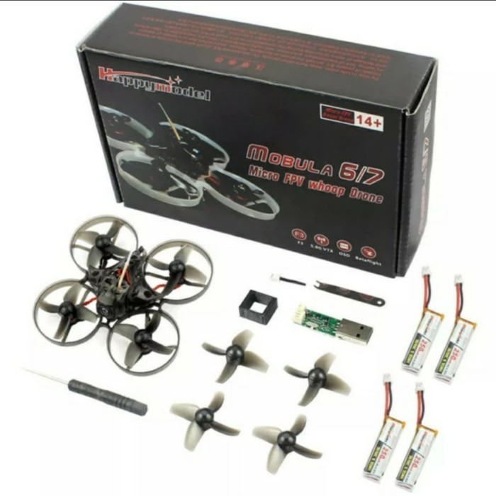 Jual DRONE HAPPYMODEL MOBULA 7 FRSKY V2 STANDARD VERSION F4FR | Shopee ...
