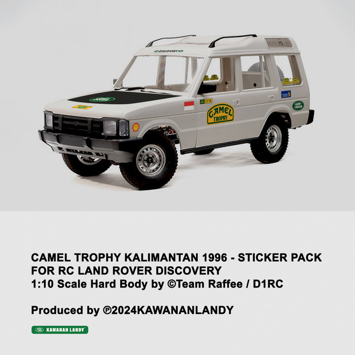 Jual STICKER CAMEL TROPHY RC ADVENTURE 1/10 - LAND ROVER DISCOVERY ...