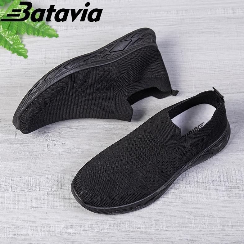 Jual CODBATAVIA SEPATU PRIA RINGAN HITAM SLIP-ON PRIA SEPATU SENIOR ...