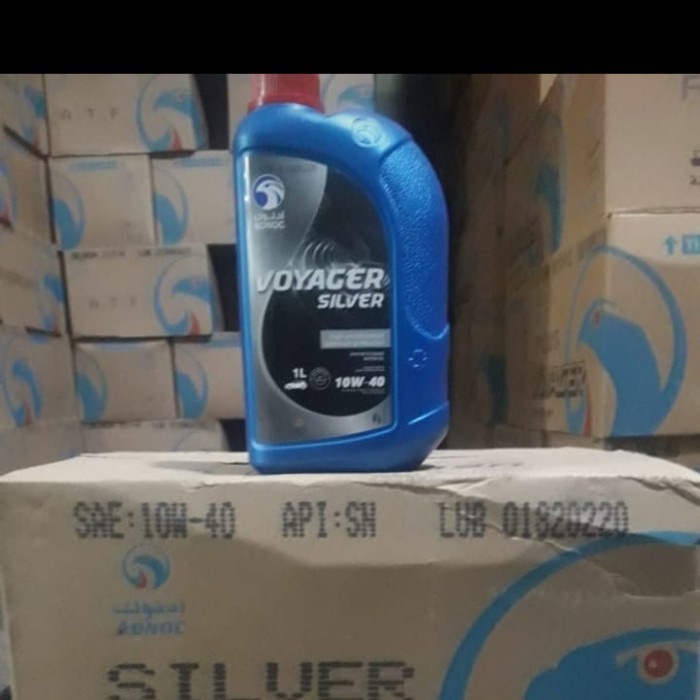 Jual Oli Mesin Adnoc Voyager Silver 10W-40 10W40 Bensin & Diesel 1 Ltr Sni | Shopee Indonesia