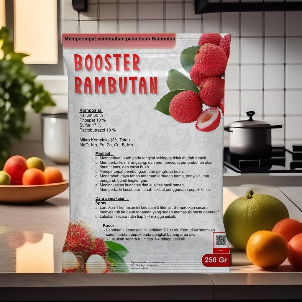 Jual Booster Rambutan 250 gram Pupuk Booster Buah | Shopee Indonesia