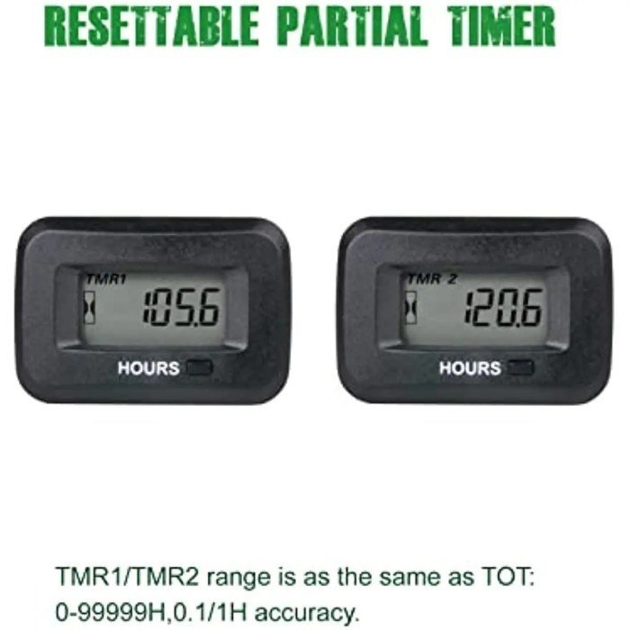 Jual Digital Supply Counter Maintenance Hour Meter Settable Initial ...