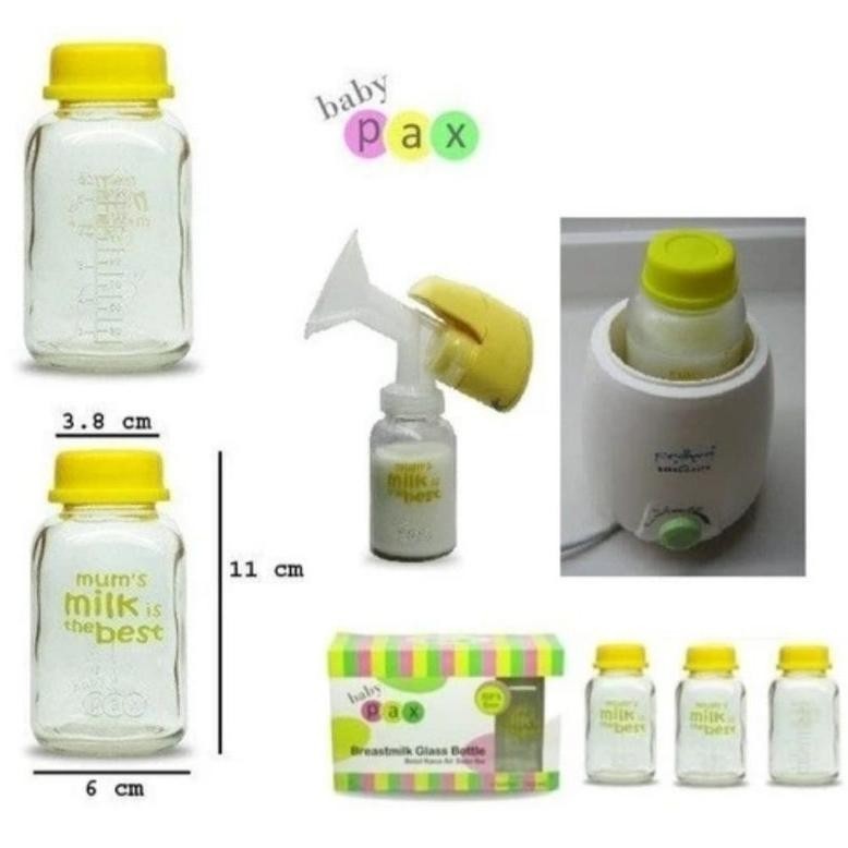 Jual Botol Asi Kaca Baby Pax Isi 3 Ukuran 150Ml | Shopee Indonesia