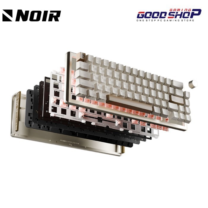 Jual Hemat Noir Spade65 65% Aluminum Wireless Mechanical Keyboard ...