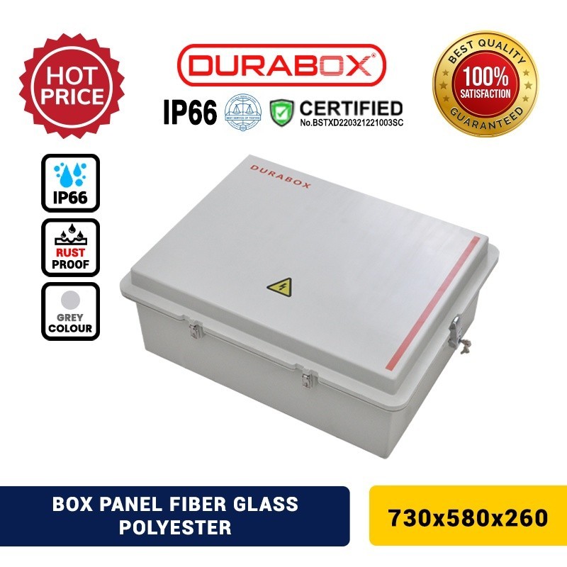 Jual Durabox Box Panel Fiber IP66 Weather Proof 58 x 73 x 26 cm Kuat ...