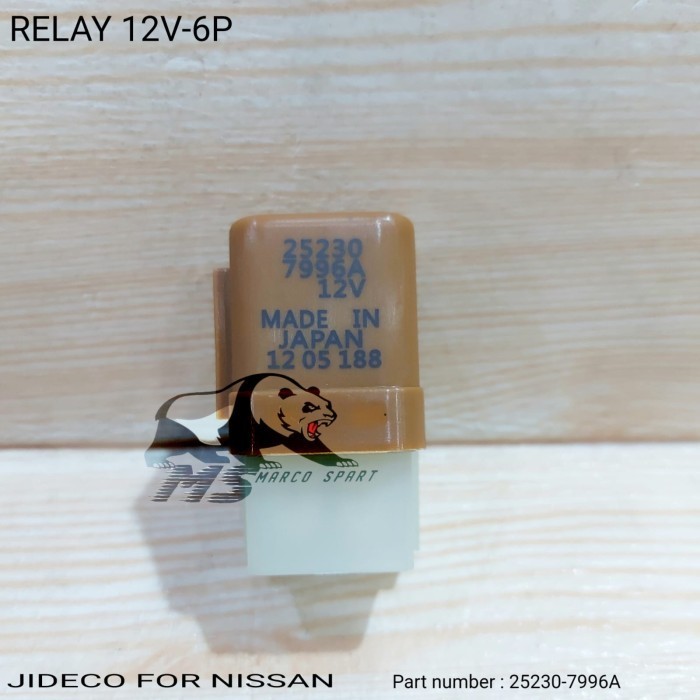 Jual Relay Fan Jideco Nissan Terano Serena Juke Xtrail 6 Kaki 12V ...