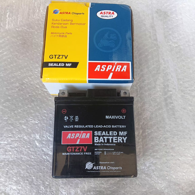Jual Aki Nmax Gtz7 ASPIRA 11-GTZ-7VMF | Shopee Indonesia