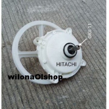 Jual GEARBOX GEAR BOX MESIN CUCI HITACHI GIGI 11 - AS BAWAH KOTAK 1200 ...
