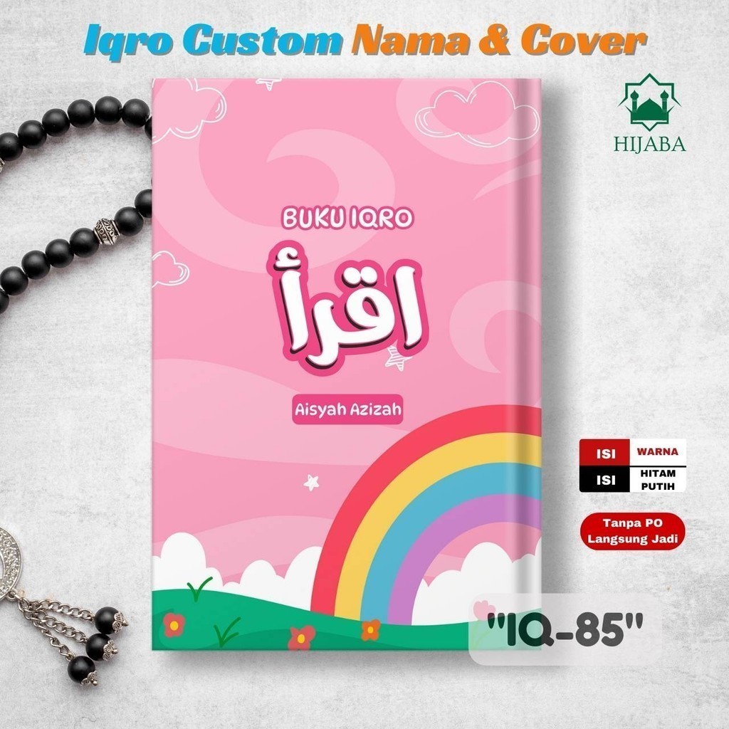 Jual Iqro Anak Berwarna Untuk Cover Per Kata Buku Dzikir Nama Dan ...