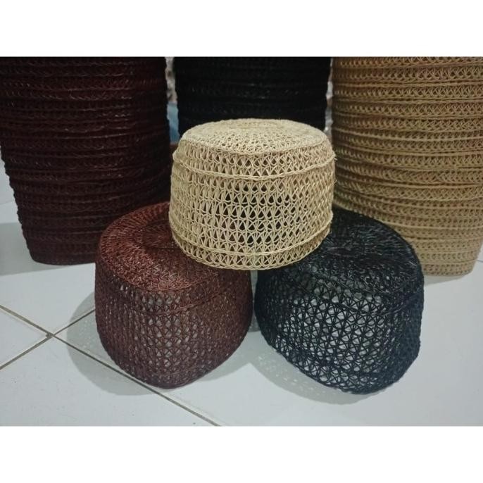 Jual Peci Kopiah Kopyah Songkok Songko Rotan Akar Rotan Kalimantan | Shopee Indonesia