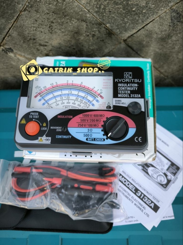 Jual Merger Kyoritsu 3132A Grounding Tester Insulation Kyoritsu 3132 ...