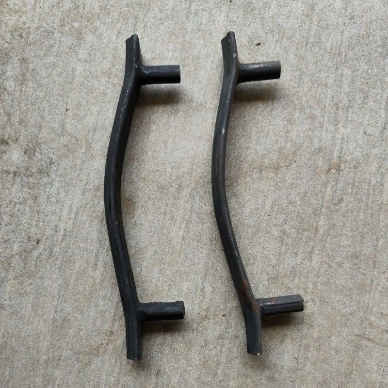 Jual handle handel gagang pintu besi lengkung 2pcs retro klasik ...