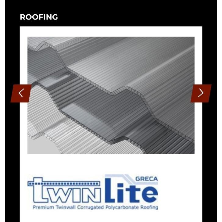 Jual Asli Twinlite Greca 3M 3 Meter Atap Polycarbonate 6Mm | Shopee ...