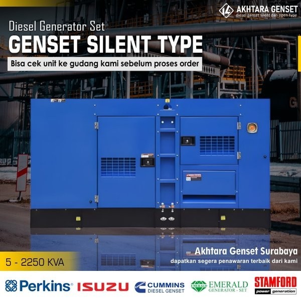 Jual Jual Genset Silent Murah 100 Kva 150 Kva 200 Kva Perkins Cummins Isuzu Emerald | Shopee ...