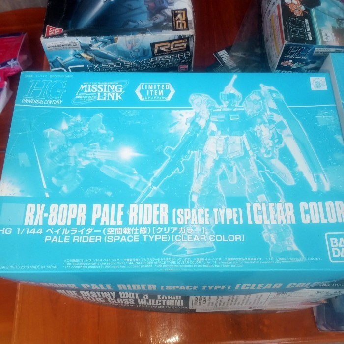 Jual [SHR] hg hguc pbandai Gundam pale rider clear limited body no ...