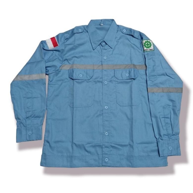 Jual SERAGAM KERJA ATASAN WEARPACK PROYEK PDH SAFETY Telaris | Shopee ...