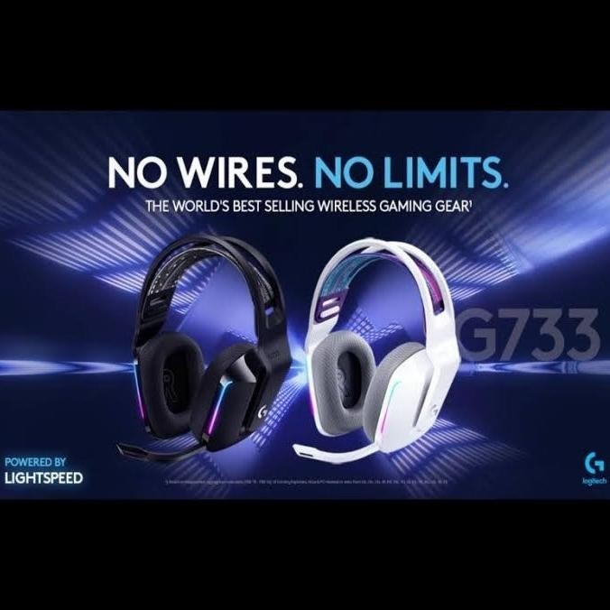 Jual Logitech G733 Lightspeed Wireless Ultra-Lightweight RGB Gaming ...