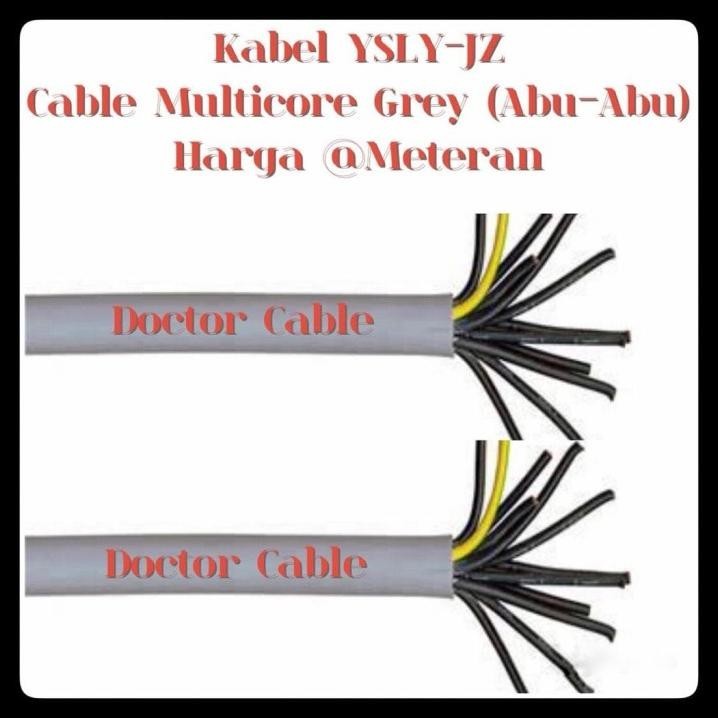 Jual GRATIS ONGKIR KABEL YSLY-JZ 5X0.75MM 5X0,75MM CABLE MULTICORE GREY ...