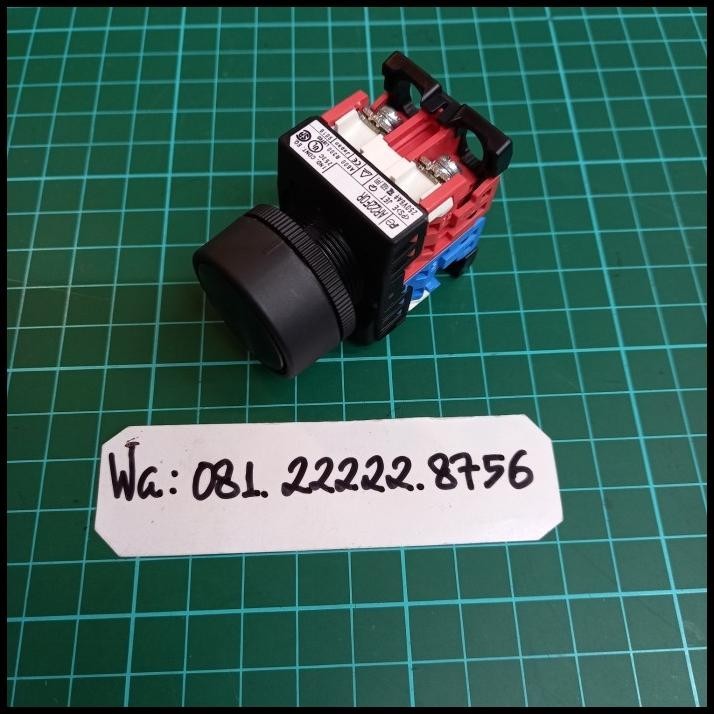 Jual TERBARU FUJI AR22FOR SERIES PUSH BUTTON AR22FOR-11B BLACK 1NO 1NC ...