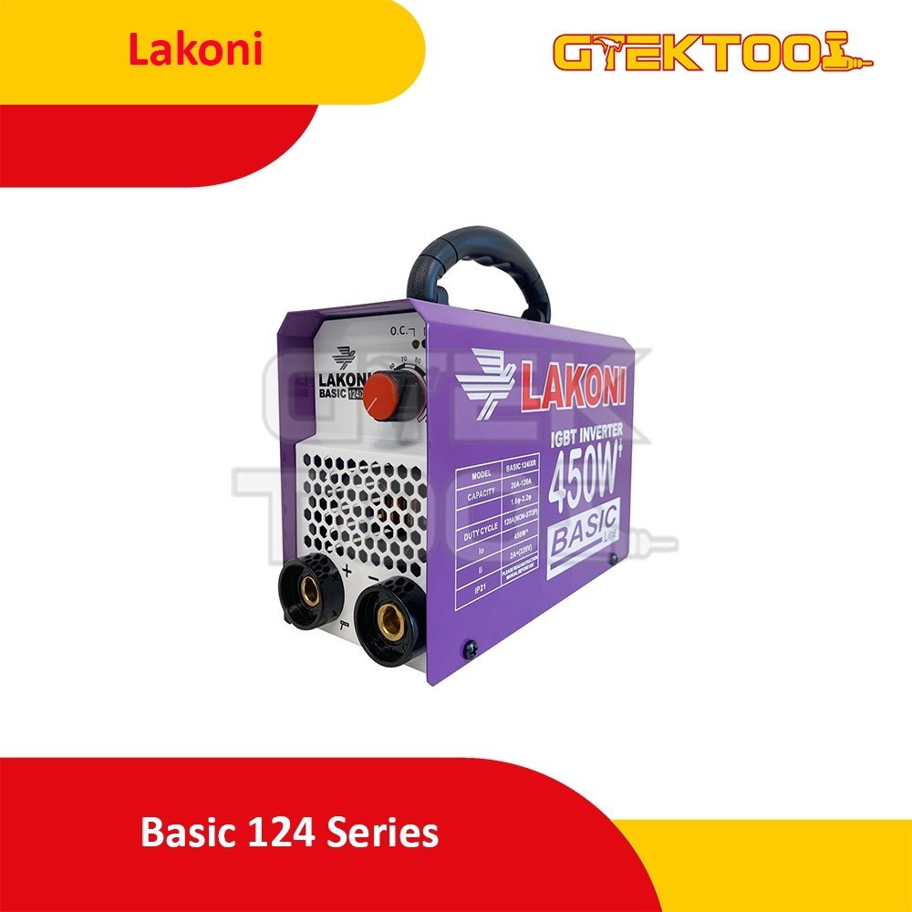 Jual Lakoni Basic 124 iXR Mesin Las Mini Travo Las 450 Watt | Shopee ...
