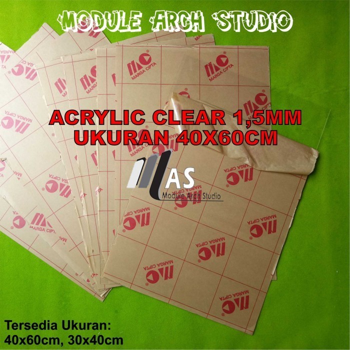 Jual ACRYLIC BENING TRANSPARAN 1,5MM 40X60CM - BAHAN MAKET | Shopee ...