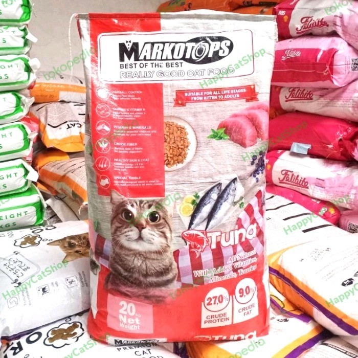 Jual markotop makanan kucing 20 kg kusus atau | Shopee Indonesia