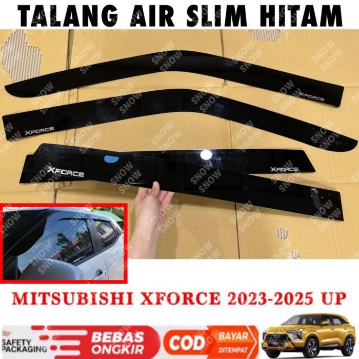 Jual Talang Air Xforce 2023 2024 2025 Side Visor Slim Hitam | Shopee Indonesia