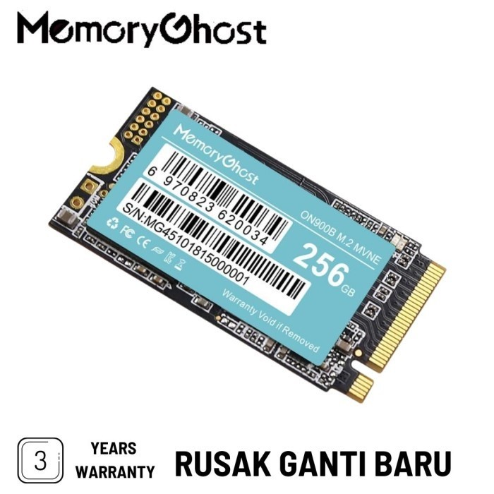 Jual MEMORY GHOST SSD PCIE NVME 2242 256 GB ORIGINAL BEST QUALITY ...