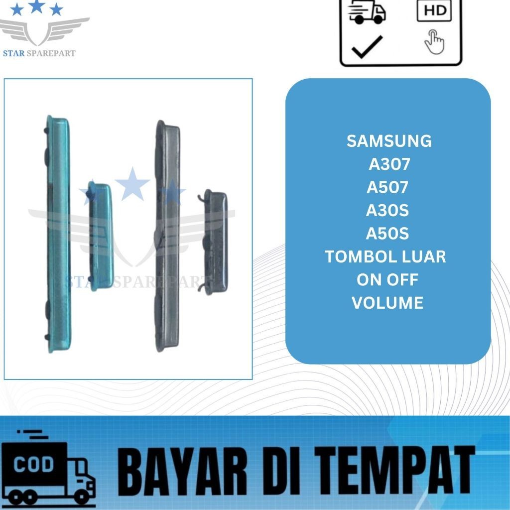 Jual TOMBOL LUAR ON OFF + VOLUME SAMSUNG A307/ A507 ( GALAXY A30S/ A50S ) | Shopee Indonesia