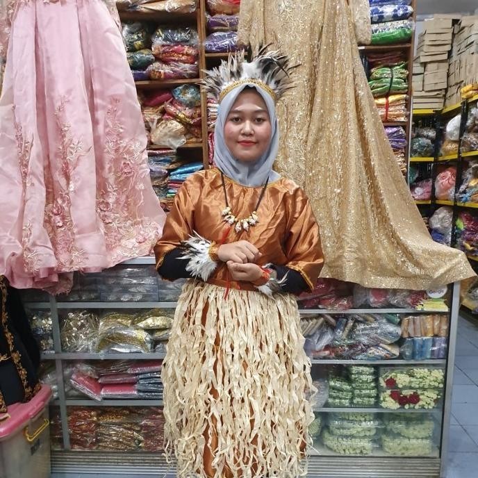 Jual Baju Adat Papua Rumbai Lk / Pr Dewasa | Shopee Indonesia