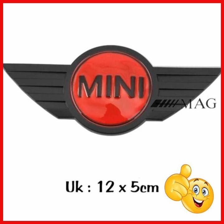 Jual EMBLEM BADGE STICKER MINI COOPER EMBLEM 3D COOPERS BAHAN METAL ...