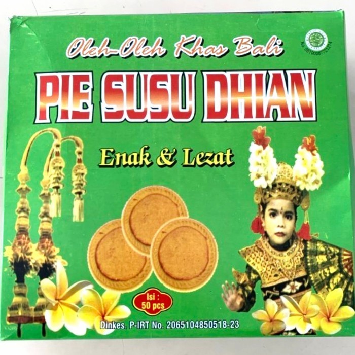 Jual PIE SUSU DHIAN ISI 50 PCS KHAS BALI ASLI OLEH OLEH | Shopee Indonesia