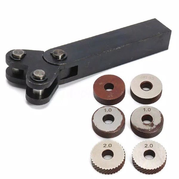 Jual Alat bubut knurling ganda kartel knurling tools lathe 7pcs ...