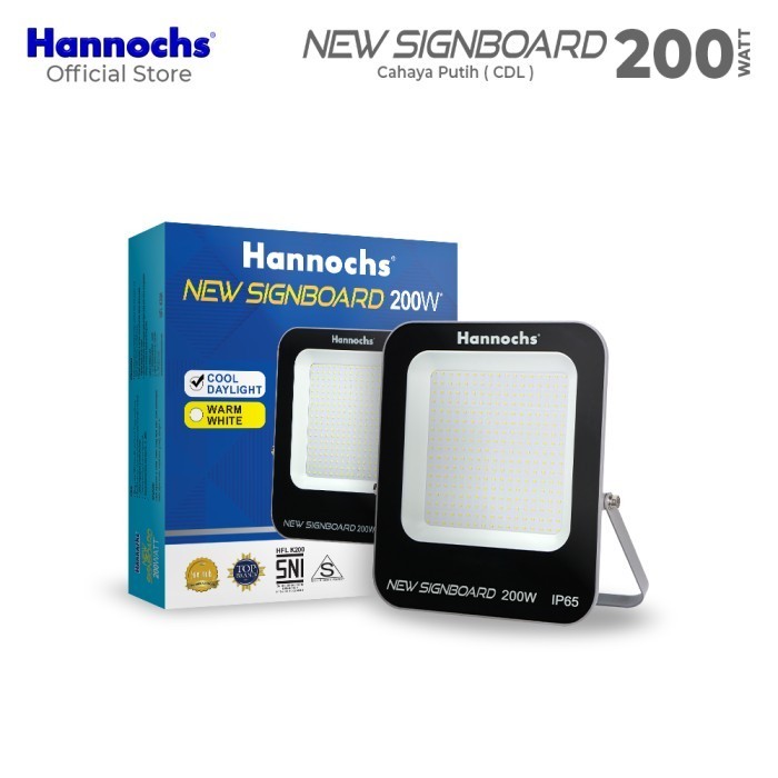 Jual Hannochs Lampu Sorot Led Flood Light New Signboard 200W Cahaya ...