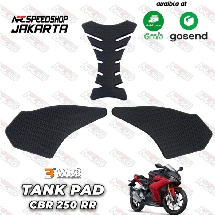 Jual TANK PAD TANKGRIP TANK GRIP SIDE PAD WR3 HONDA CBR 250 RR MURAH ...