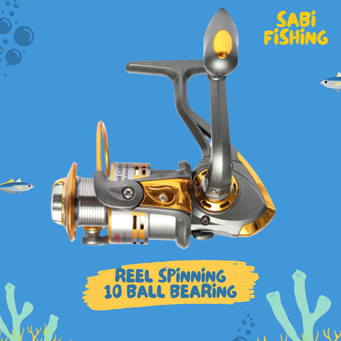 Jual Reel Pancing DB6000A Metal Fishing Spin Reel 10 Ball Bearing ...