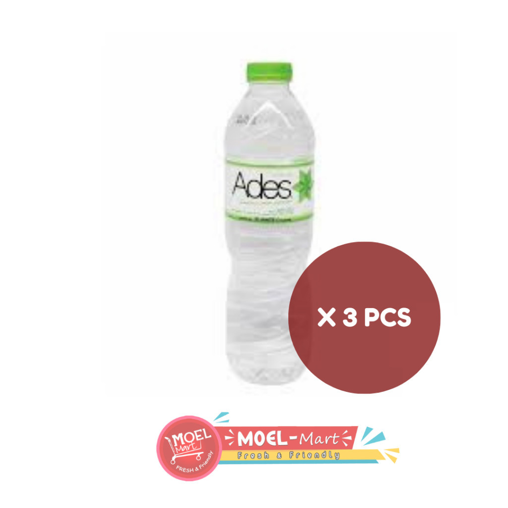 Jual ADES 3 BOTOL x 600ML | Shopee Indonesia