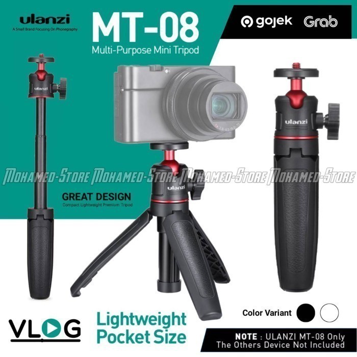 Jual ULANZI MT-08 MONOPOD & TRIPOD MINI EXTENSION POLE TRIPOD CAMERA ...