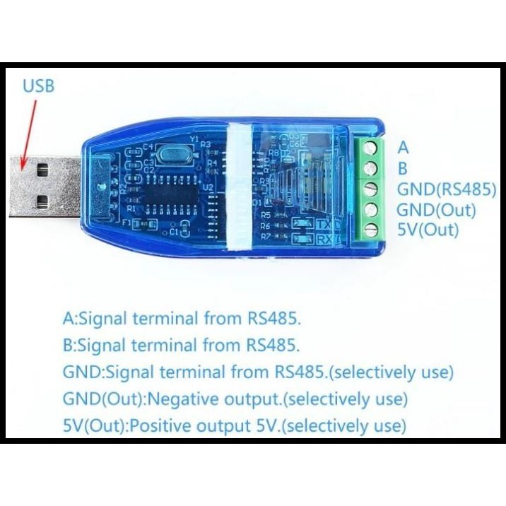 Jual TERMURAH INDUSTRIAL-GRADE USB TO RS485 HIGH SPEED MODULE TWO-WAY ...