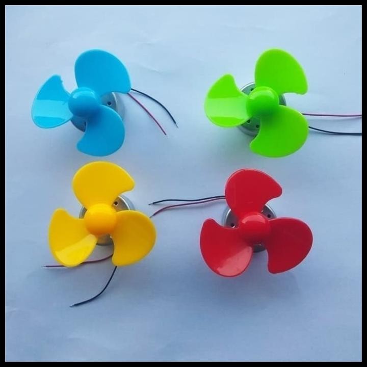 Jual DISKON MINI FAN MOTOR DC 3-6V / PEMADAM API SIMULASI ROBOT ARDUINO ...