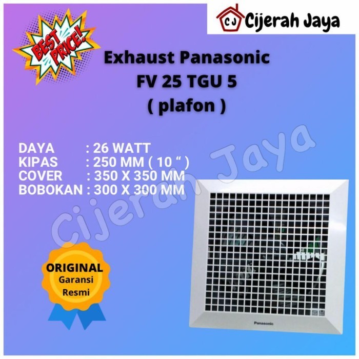 Jual Exhaust Panasonic FV 25 TGU ( 10 inch - 5 watt) | Shopee Indonesia