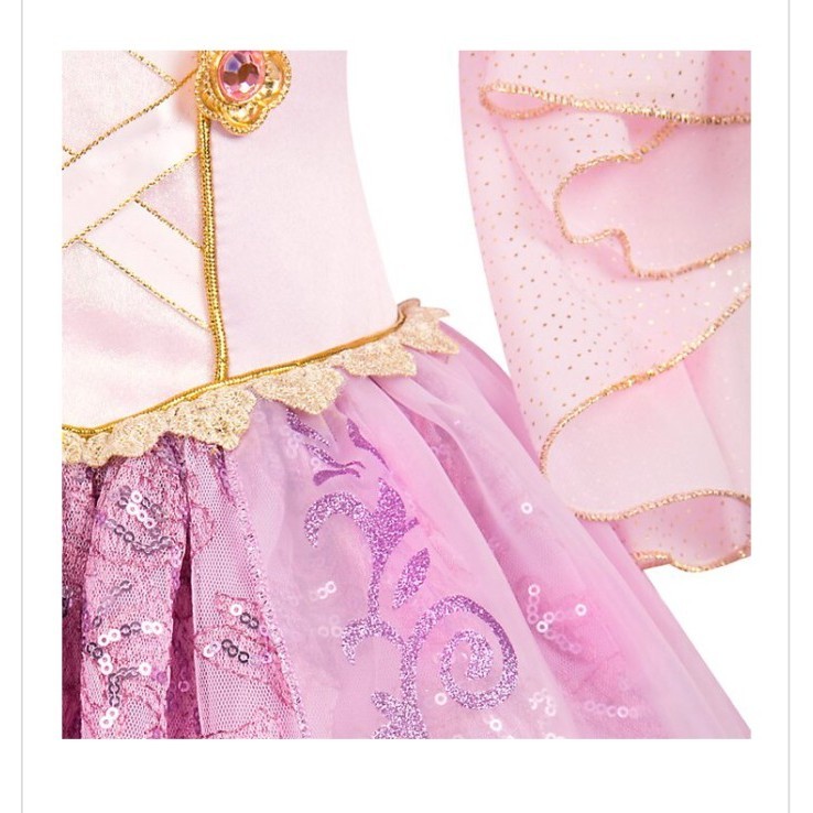 Jual Kostum Princess Disney Rapunzel Deluxe Po Uk | Shopee Indonesia