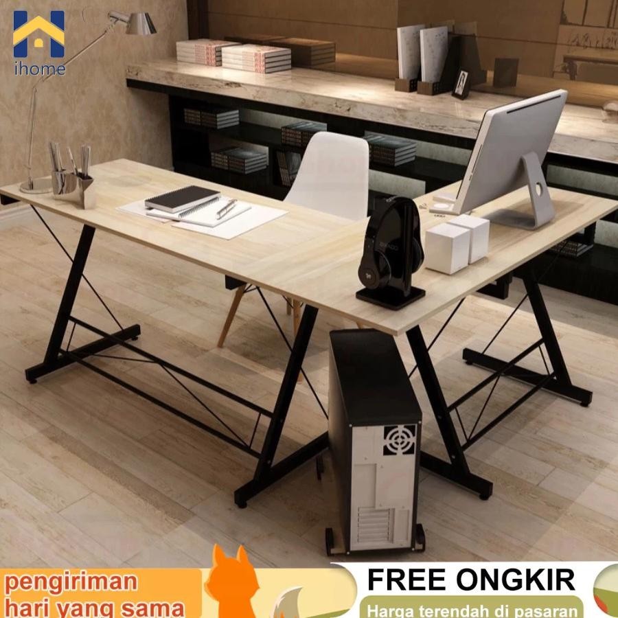 Jual Meja L Meja Kerja L Meja Kantor Serbaguna Meja Gaming Meja PC L ...