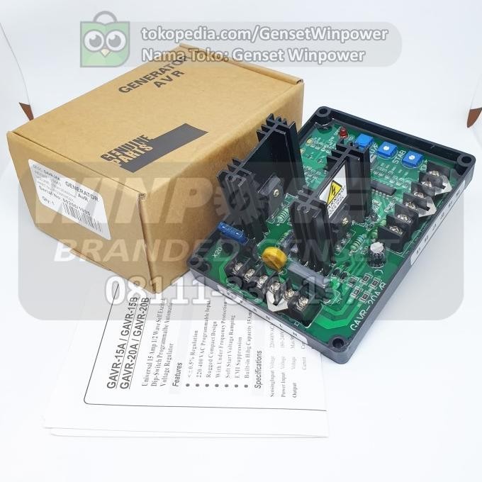 Jual Jual | Baru Avr Genset Gavr 20A / Gavr20A / Cf20A - Automatic ...