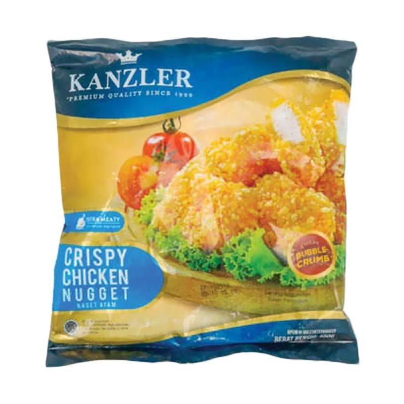 Jual Kanzler Crispy Chicken Nugget 450 gram bungkus biru | Shopee Indonesia